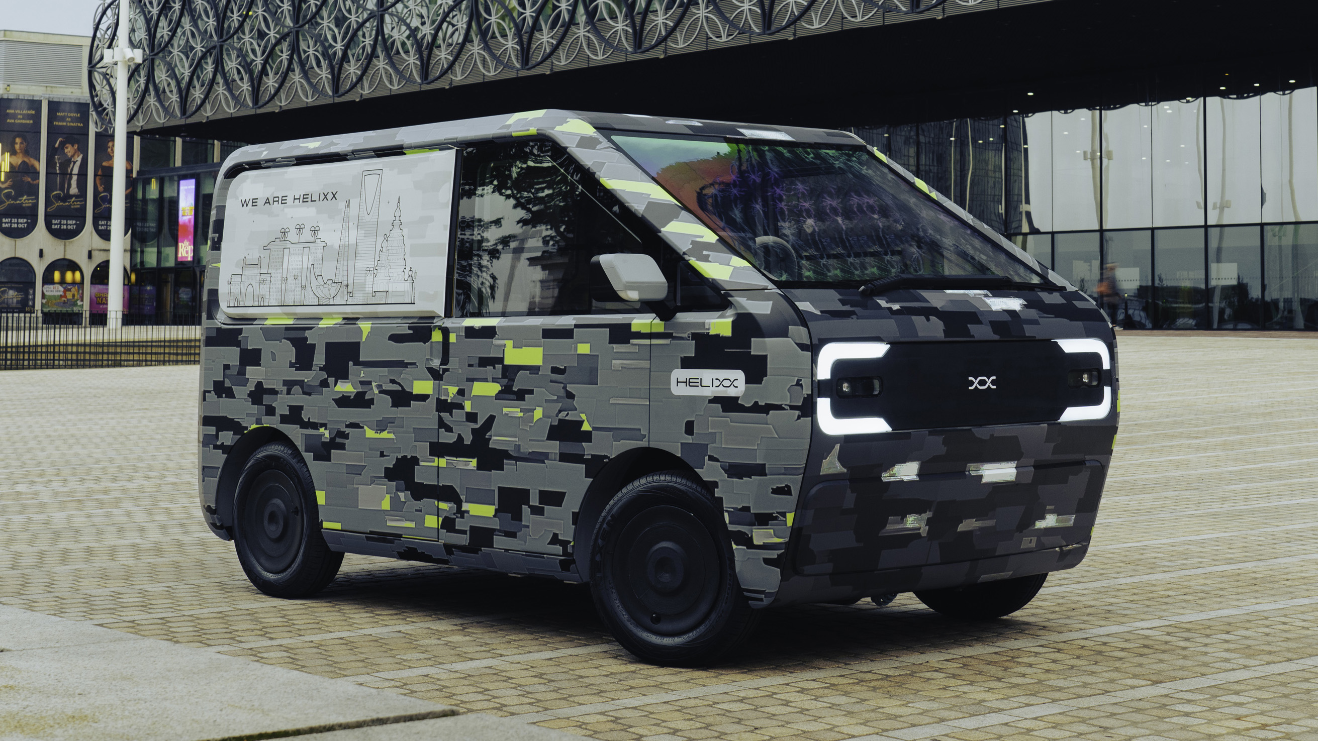 This 3D printed delivery van is the first of a full range of Helixx ...